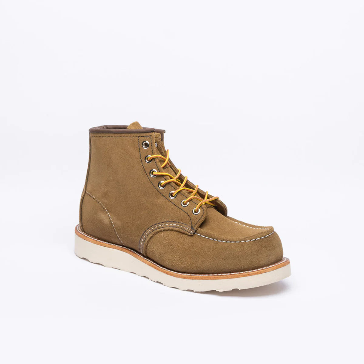 Red Wing Heritage Moc Toe ankle boot 8881 olive suede – Iliprandi Milano